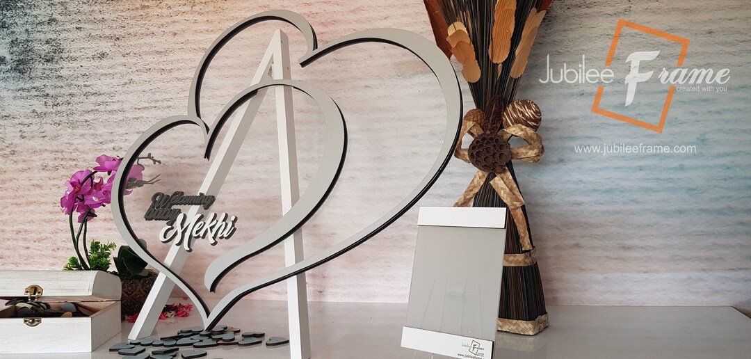 Transparent Guest Book for Weeding or Shower With Clear Background Wood ...