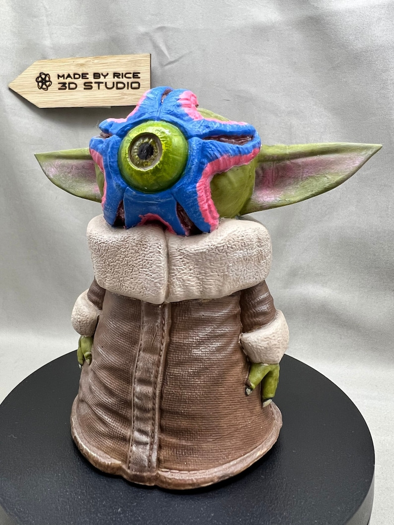 Grogu Starro Drone Fan Art Mash-up Hand Painted - Etsy