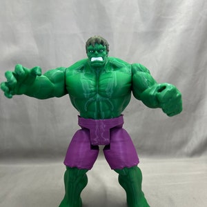 Hulk Action Figure TAS 96 7 Inch Tall Articulated the Incredible Hulk ...