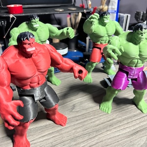 Hulk Action Figure TAS 96 7 Inch Tall Articulated the Incredible Hulk ...