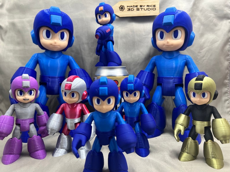 Mega Man Action Figure - Design Your Own Color Scheme Available - Etsy