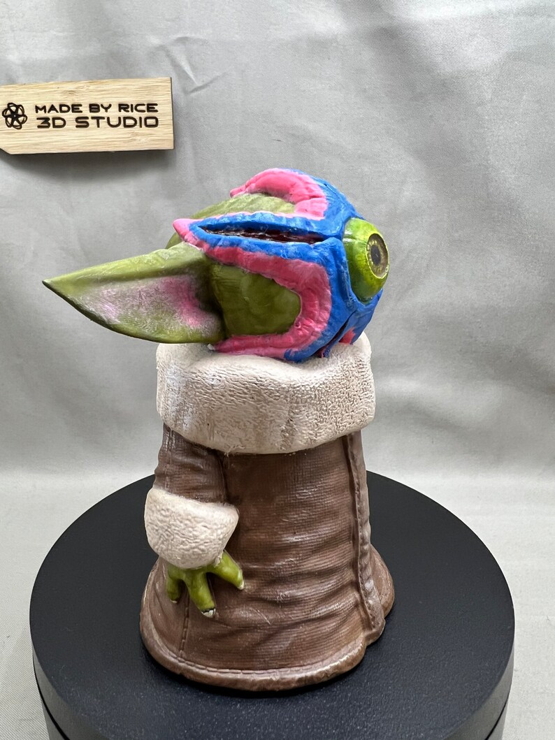 Grogu Starro Drone - Fan Art Mash-up - Hand Painted - Etsy