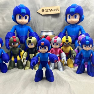Mega Man Action Figure - Design Your Own Color Scheme Available - Etsy