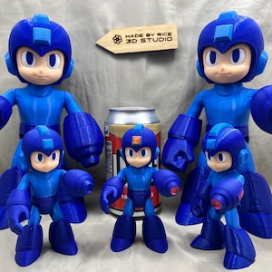 Mega Man Action Figure - Design Your Own Color Scheme Available - Etsy