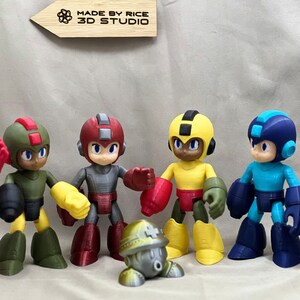 Mega Man Action Figure - Design Your Own Color Scheme Available - Etsy