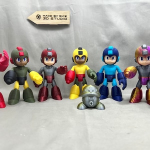 Mega Man Action Figure - Design Your Own Color Scheme Available - Etsy