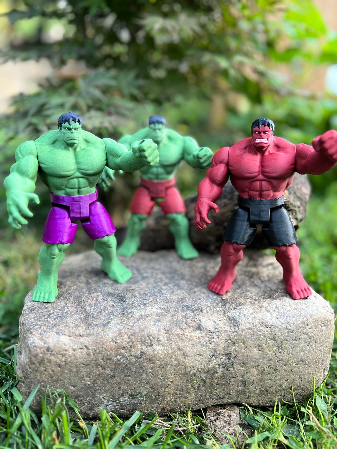 Hulk Action Figure TAS 96 7 Inch Tall Articulated the Incredible Hulk Animated Series 1996 - Etsy