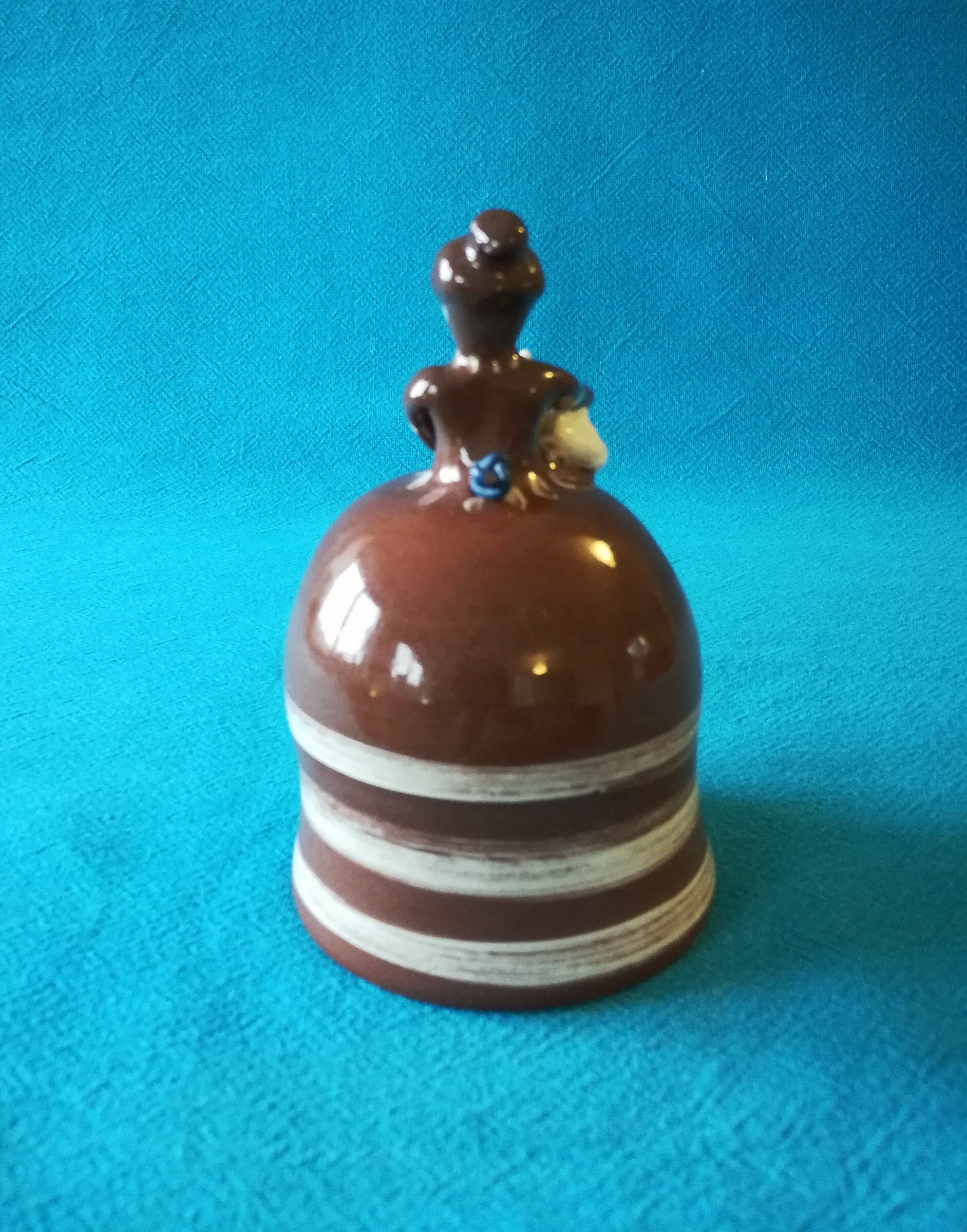 Lady and Cat Bell. Gift for Cat Lover. Ceramic Bell. Gift for | Etsy UK