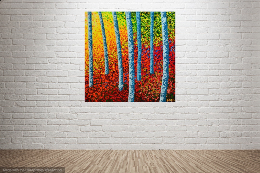 BRIGHT Wall ART Bright Canvas Art Bright Wall Art Bright - Etsy