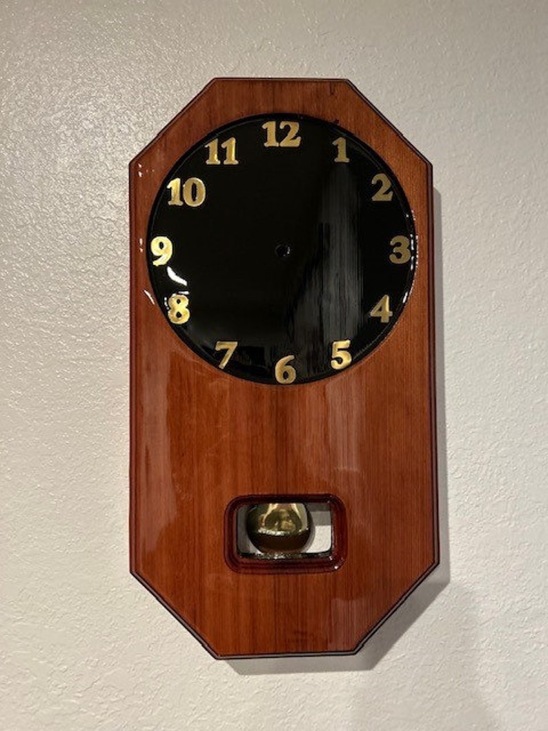 Redwood Pendulum Clock - Etsy