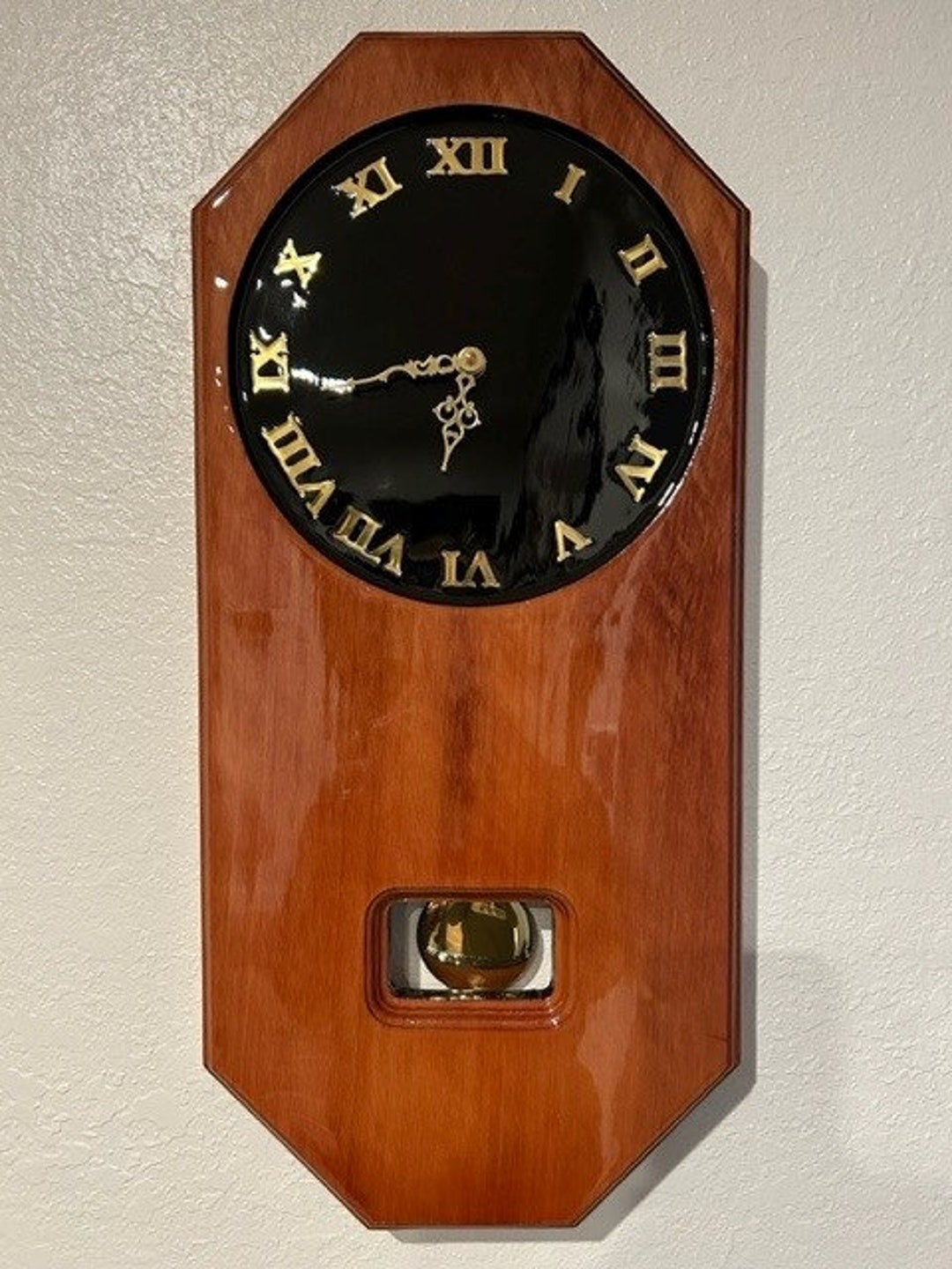 Sequoia Redwood Pendulum Clock - Etsy