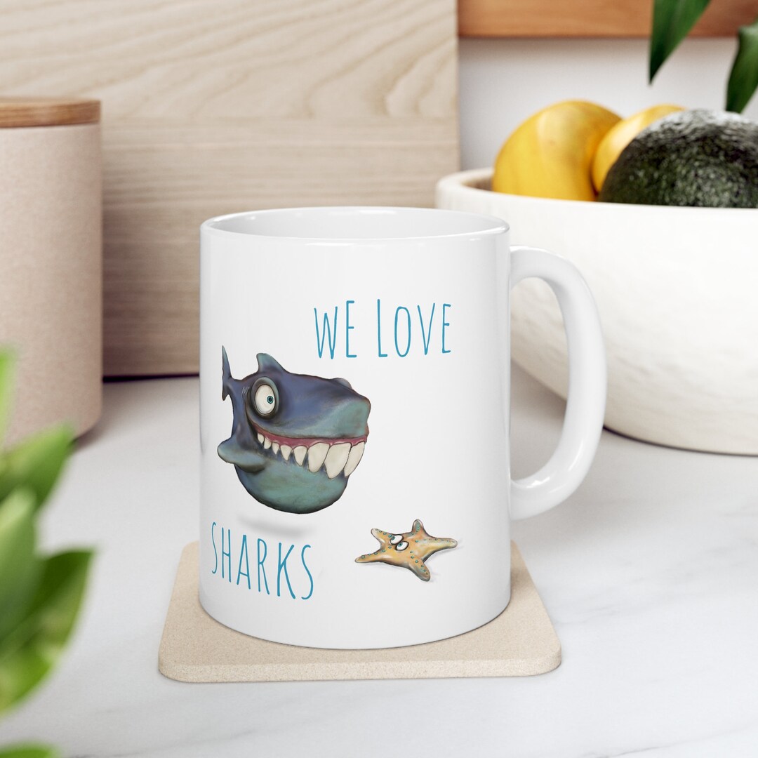 WE LOVE SHARKS, Maui, Diving, Ceramic Mug 11oz - Etsy