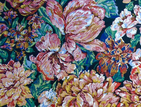 Retro Cotton Fabric Anne & Robbert Swaffer Rare Light - Etsy UK