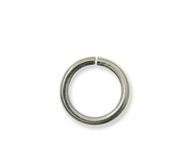 925 Silver Plated Jump Rings Set 3mm, 4mm, 5mm, 6mm. 7mm, 8mm Open Jump ...