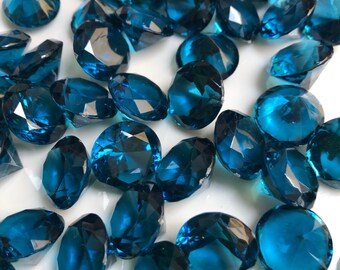 100 Red Hearts Acrylic/plastic 23mm Wedding Party Event Banquet ...