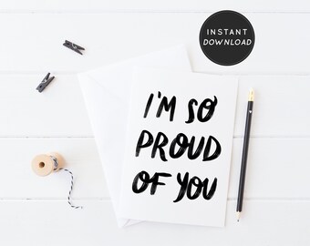 Proud of you | Etsy