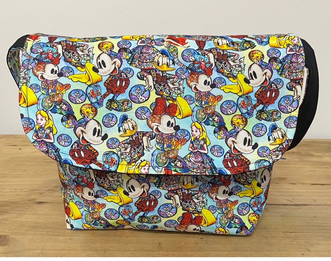 Disney Favourites Neon Messenger Bag Mickey Mouse Crossbody - Etsy