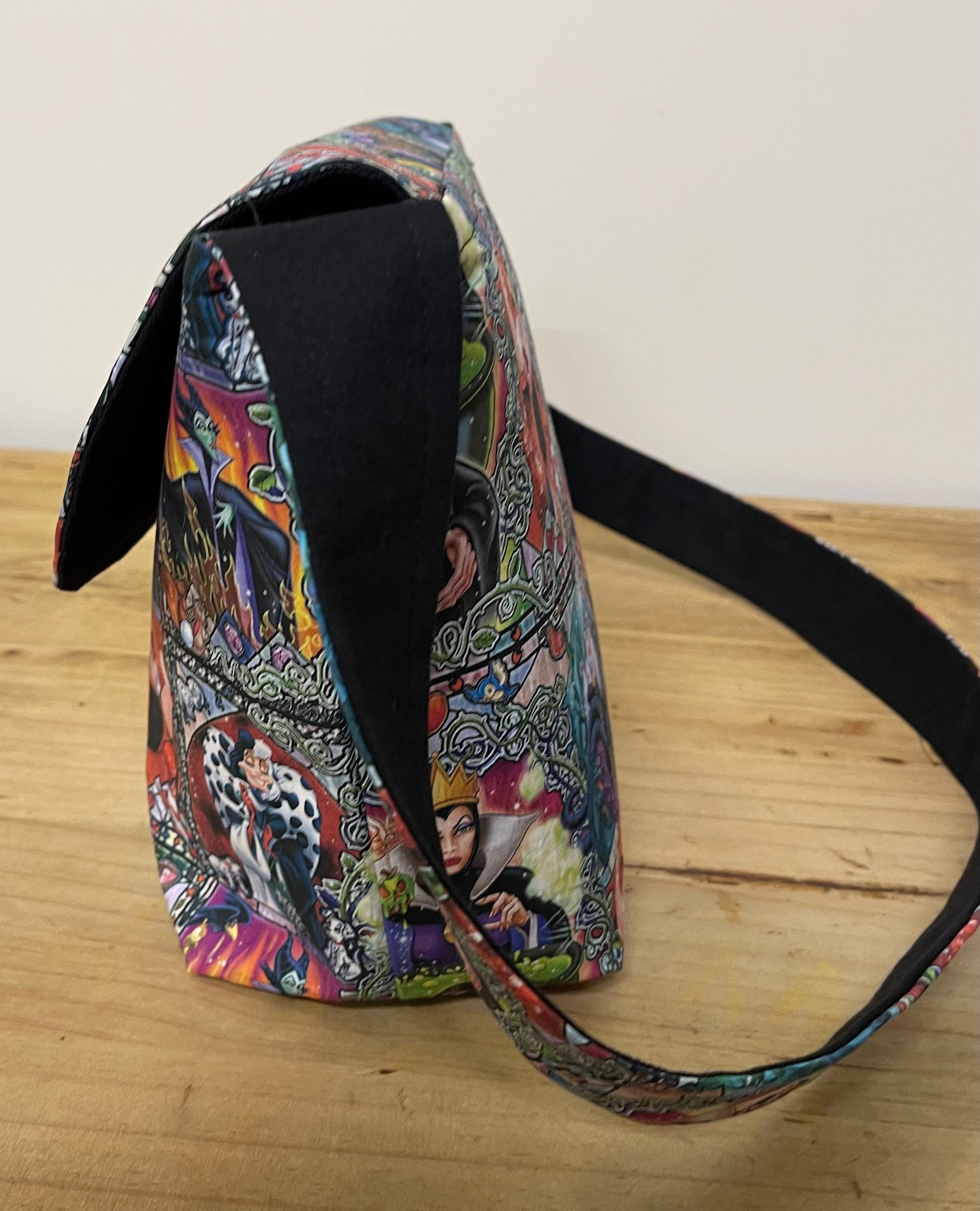 Disney Villains Messenger Bag, Evil Villains Handbag, Disney Inspired ...