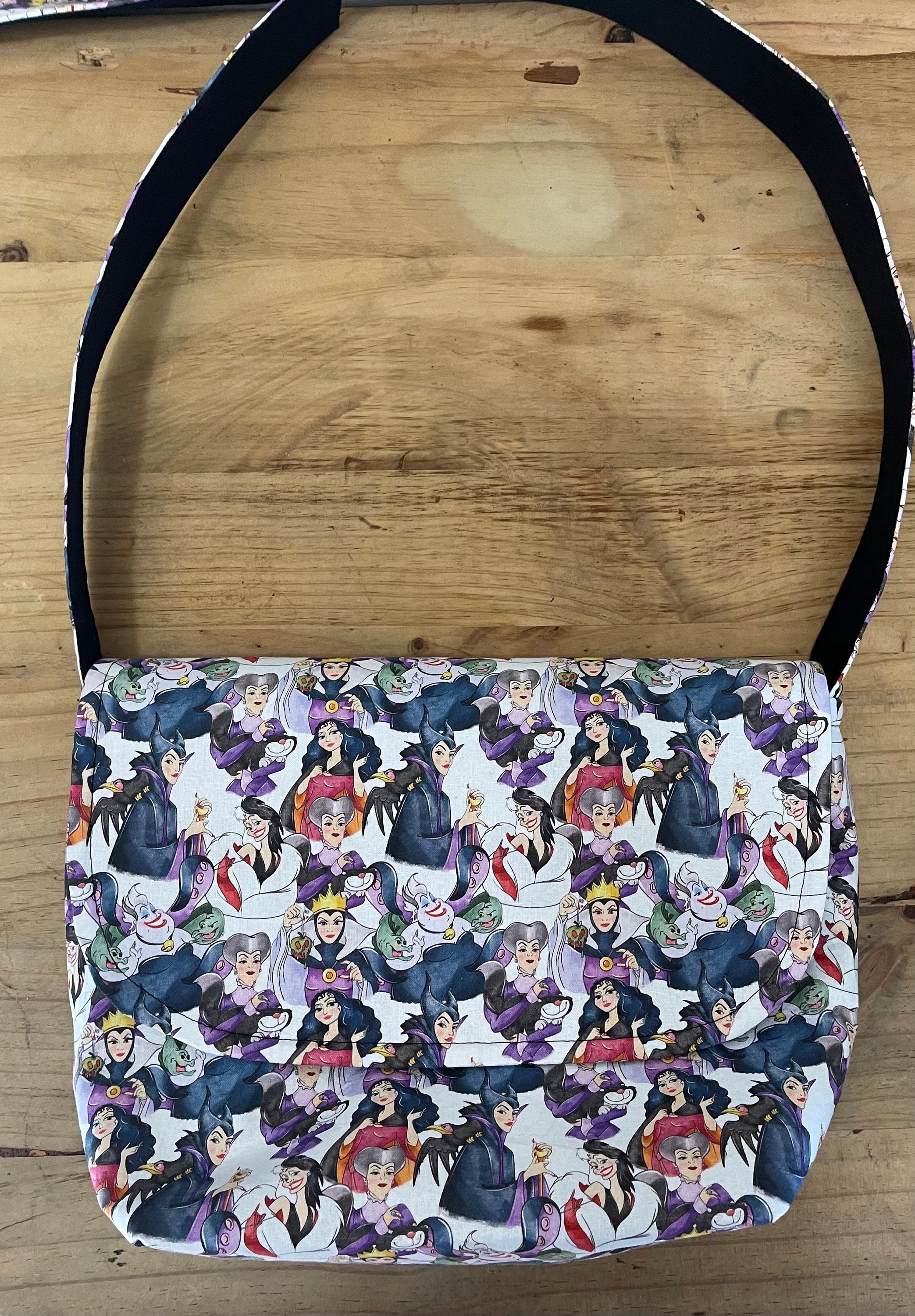 Disney Villains Messenger Bag, Evil Queen Print - Etsy