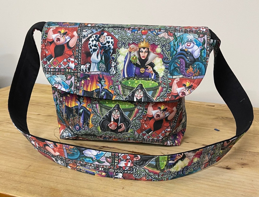 Disney Villains Messenger Bag, Evil Villains Handbag, Disney Inspired ...