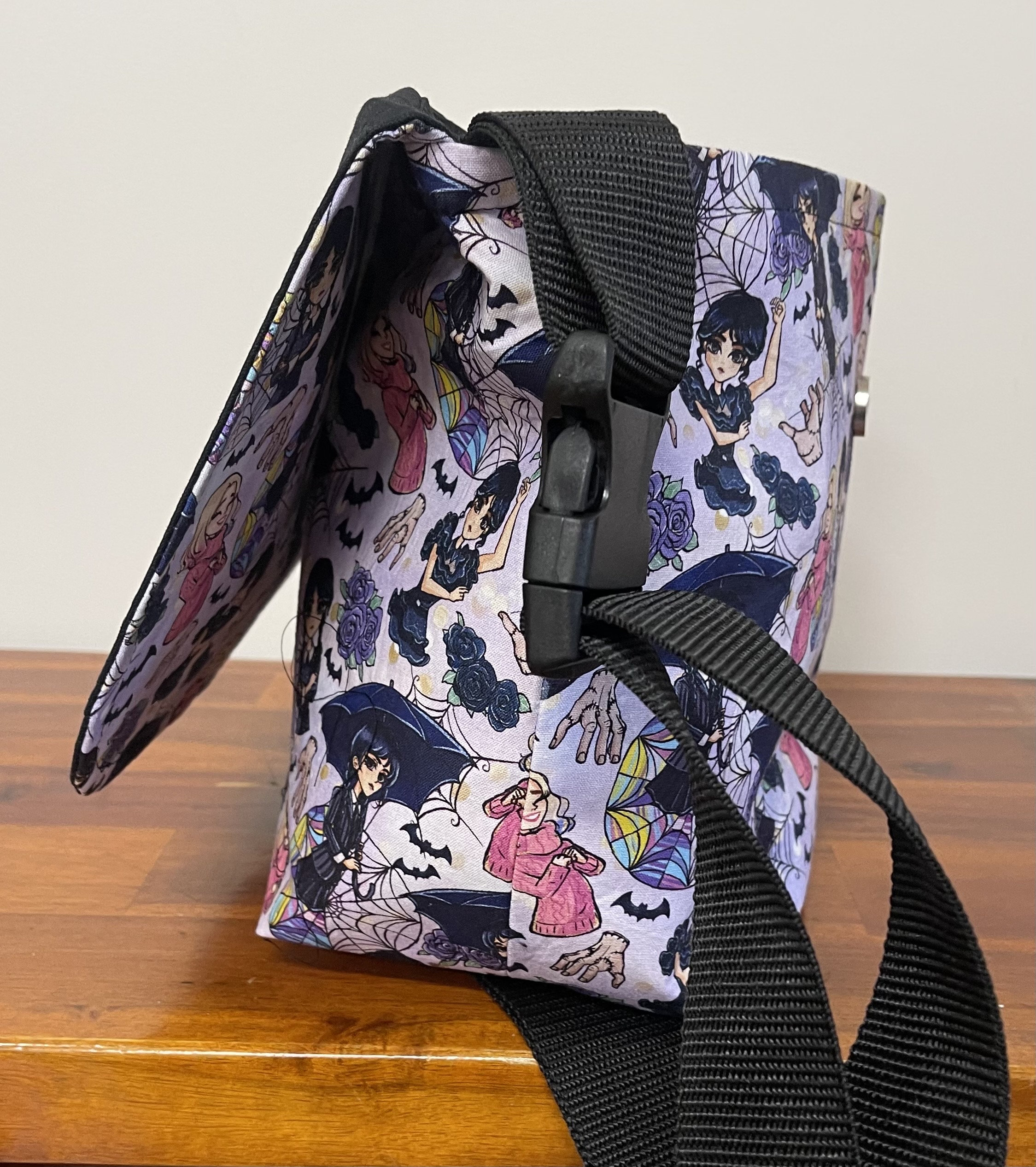 Wednesday Addams Jenna Ortega Crossbody Messenger Bag. - Etsy