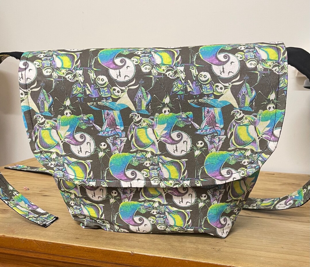 NBC Crossbody Bag, Jack Skellington Messenger Bag. - Etsy
