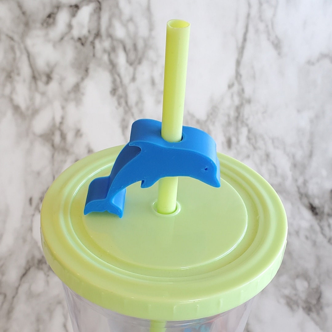 Dolphin Straw Topper - Etsy