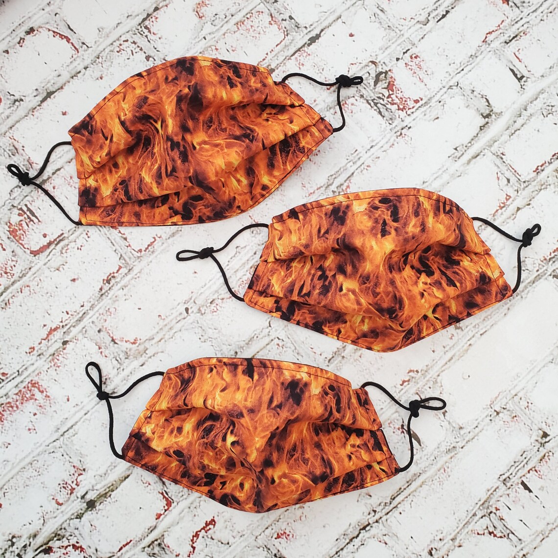 Fire Face Mask - Etsy