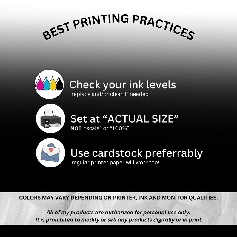 Printable Birthday Card Minimalist Birthday Card Black and White Modern ...