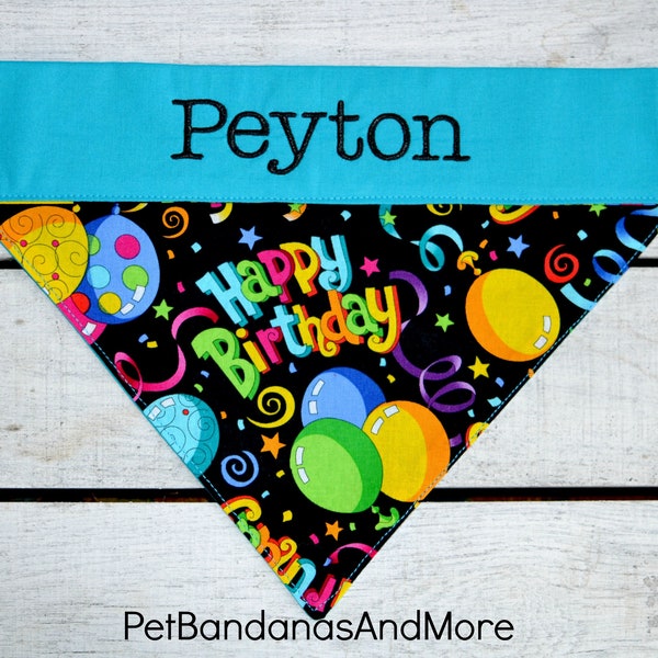 Birthday Dog Bandana - Etsy