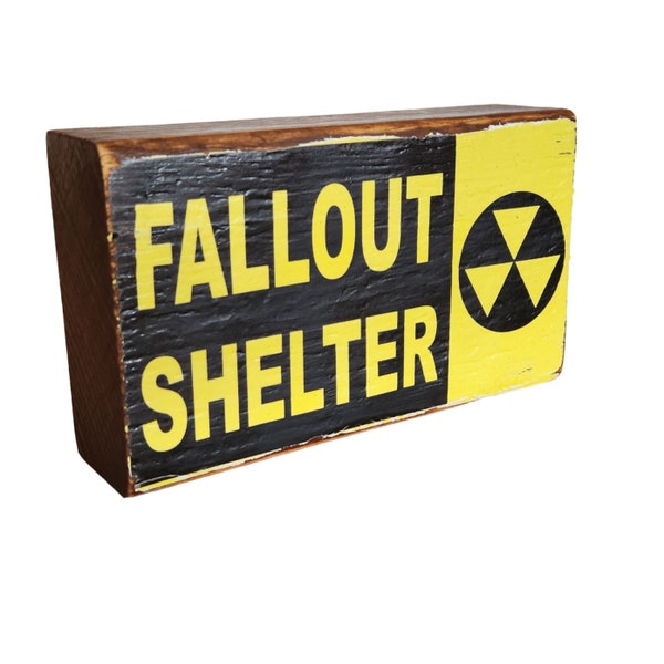 Fallout Shelter Sign - Etsy