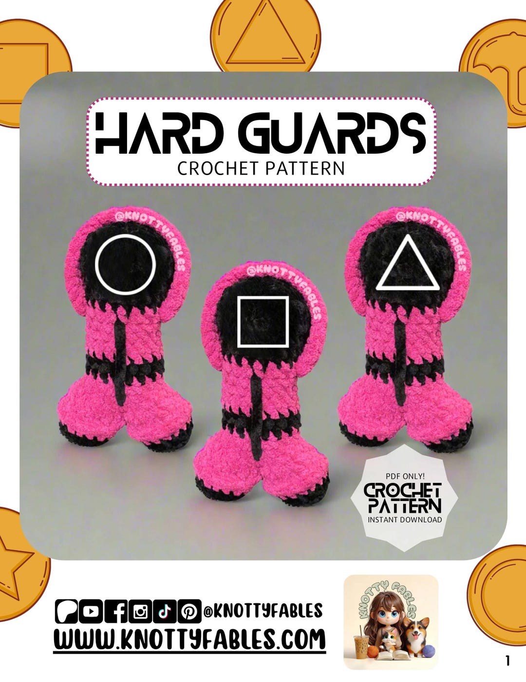 DIGITAL PDF Pink Guard Crochet Pattern - Crochet Pattern - Pink Soldier ...