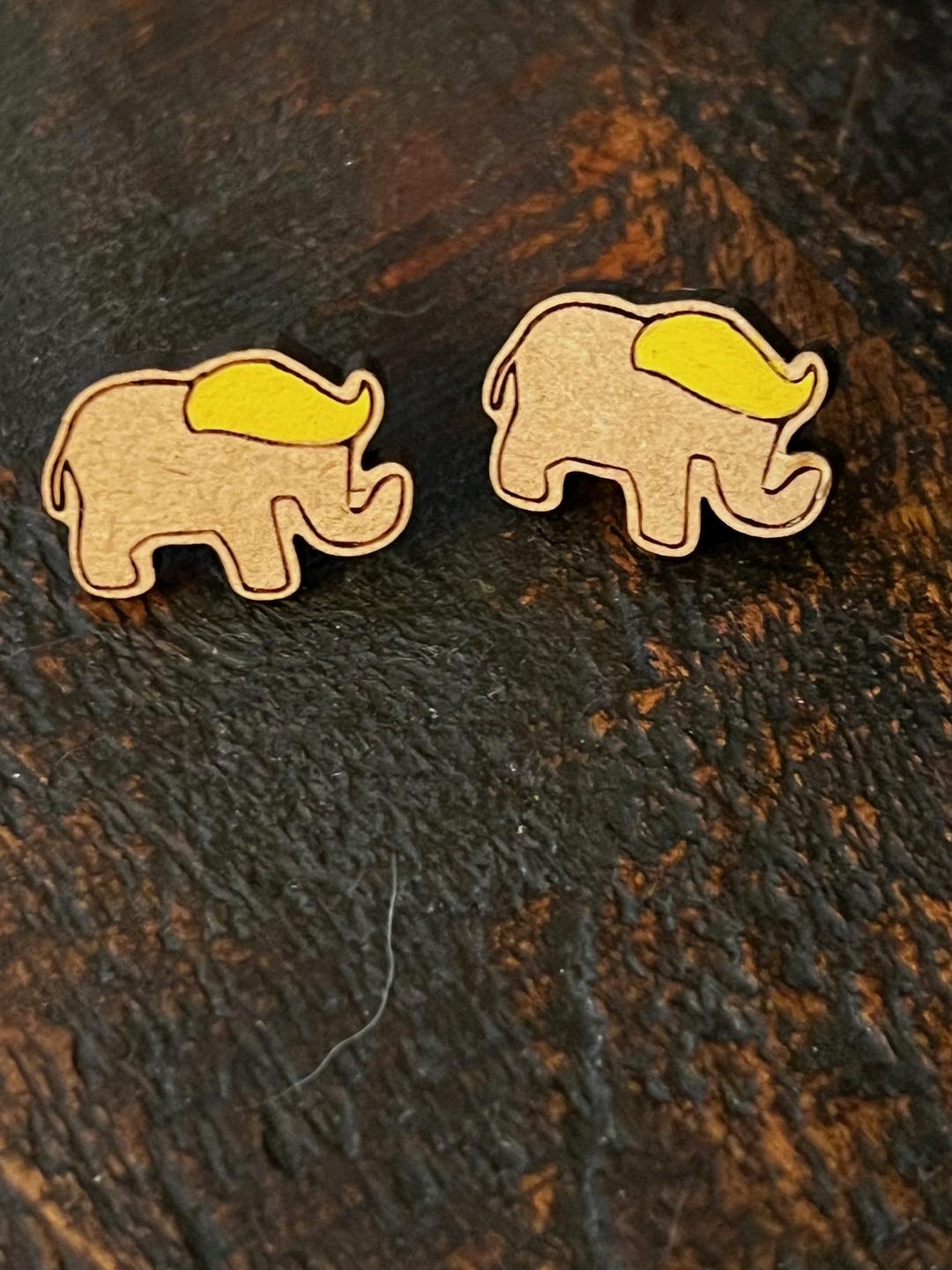 SVG Trump Elephant Studs, Digital Trump Stud Earrings, Presidential ...