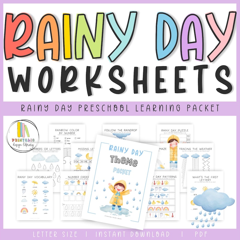 Rainy Day Activities - Etsy