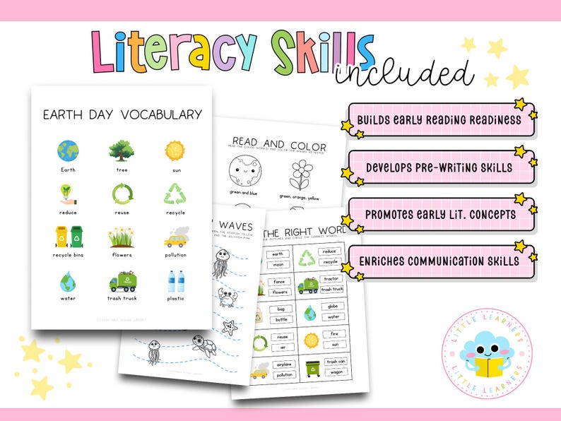 Earth Day Preschool Learning Activities | Math, Literacy & Science ...