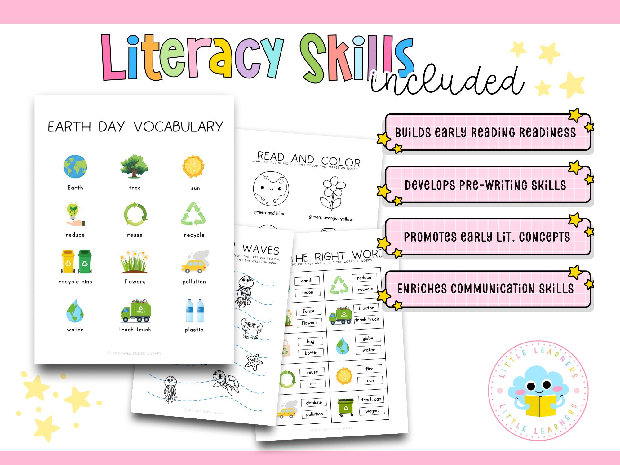 Earth Day Preschool Learning Activities | Math, Literacy & Science ...