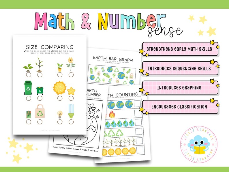 Earth Day Preschool Learning Activities | Math, Literacy & Science ...