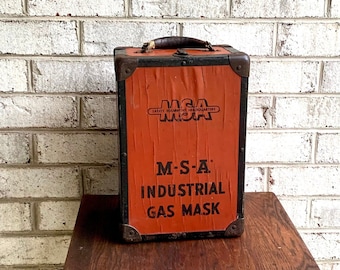 MSA Industrial Gas Mask , Box Only, Vintage WWII - Etsy