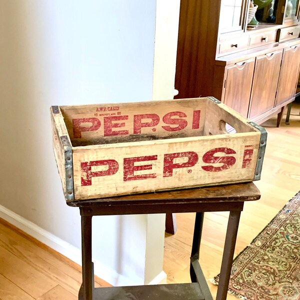 Vintage Pepsi Crate - Etsy