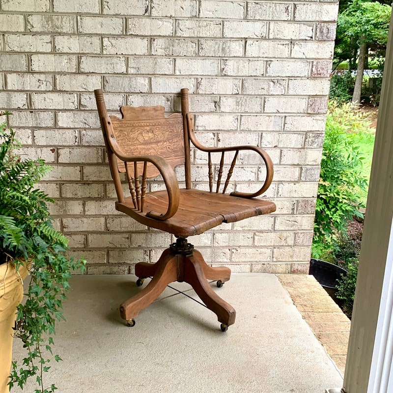 Antique Wood Chairs - Etsy