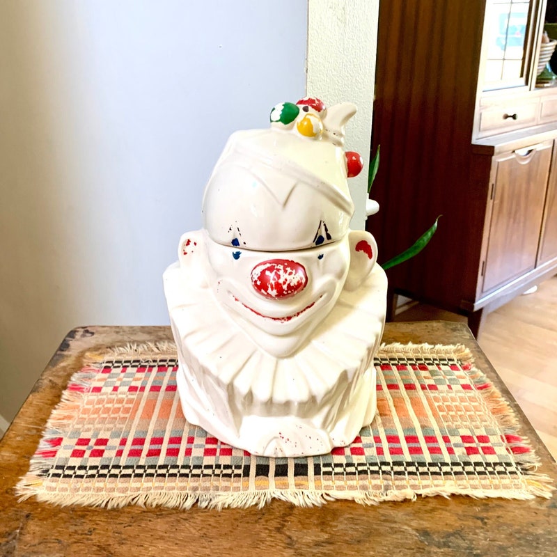 Clown Cookie Jar - Etsy