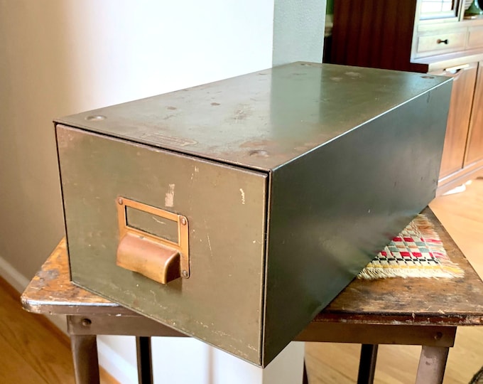 Vintage Rustic Union Utility Box | Distressed Small Utility Box | Small ...