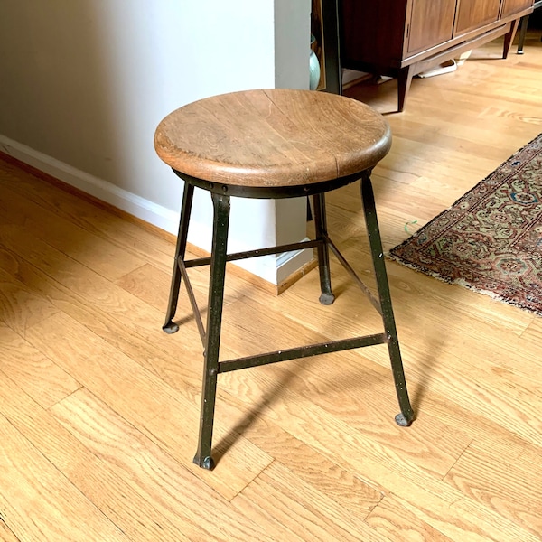 Rustic Stool - Etsy