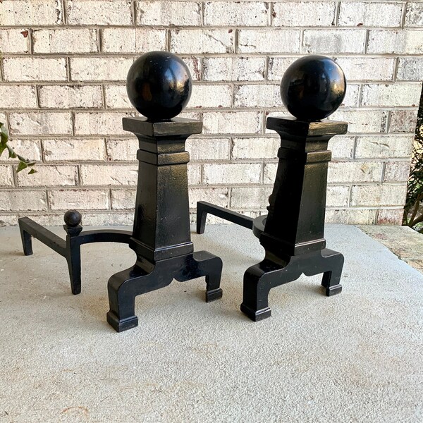 Large Andirons - Etsy