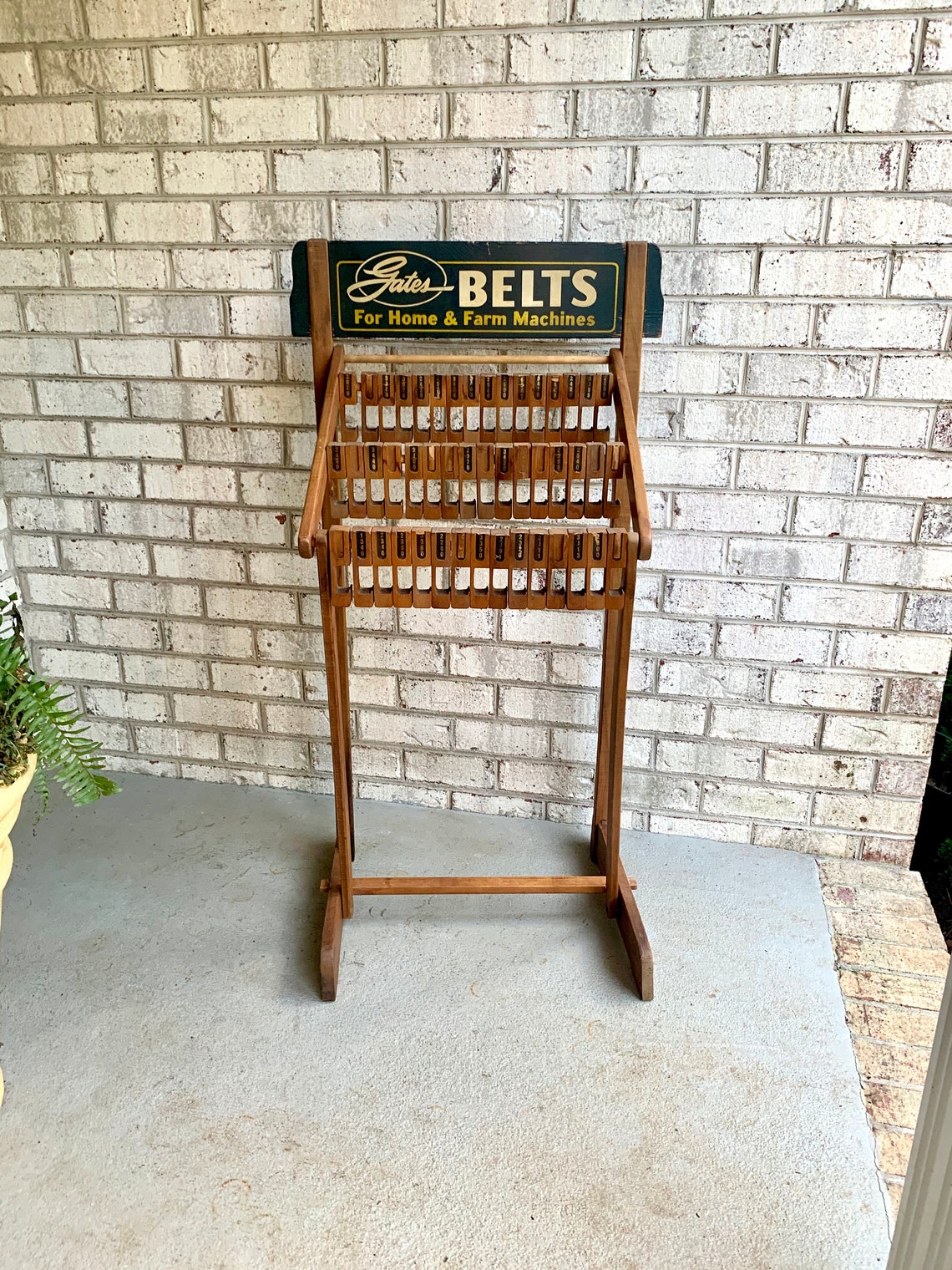 A Vintage Gates Belt Display Gates Belt Display Store Rack | Etsy