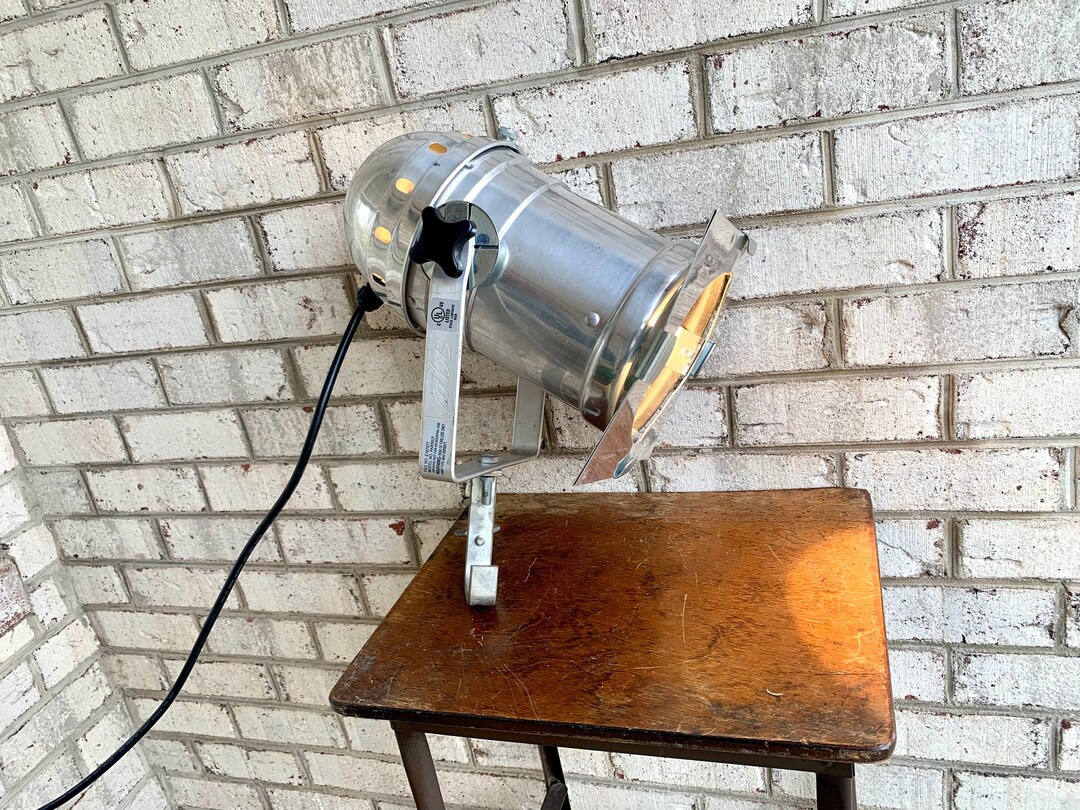 Vintage Aluminum Stage Light | Theater Spot Light | Metal Stage Lamp ...