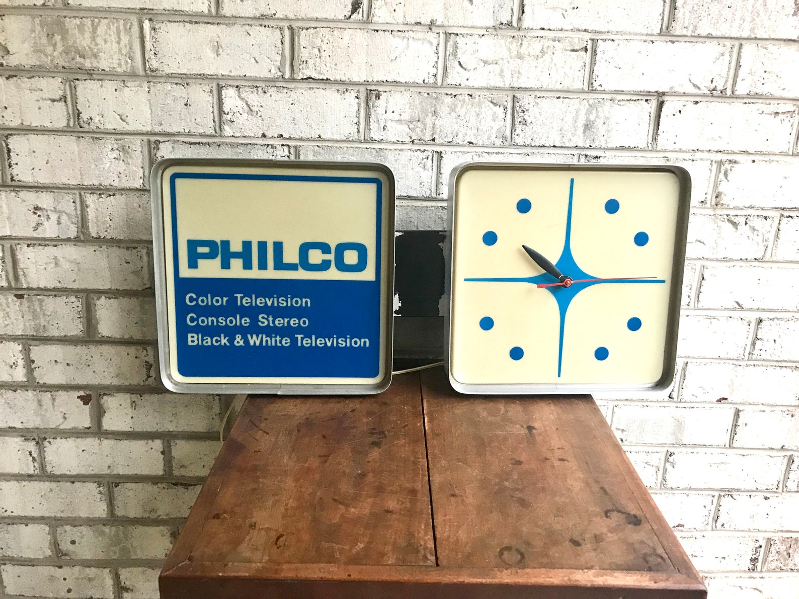 Working Philco Advertisement Wall Clock Philco Lighted | Etsy