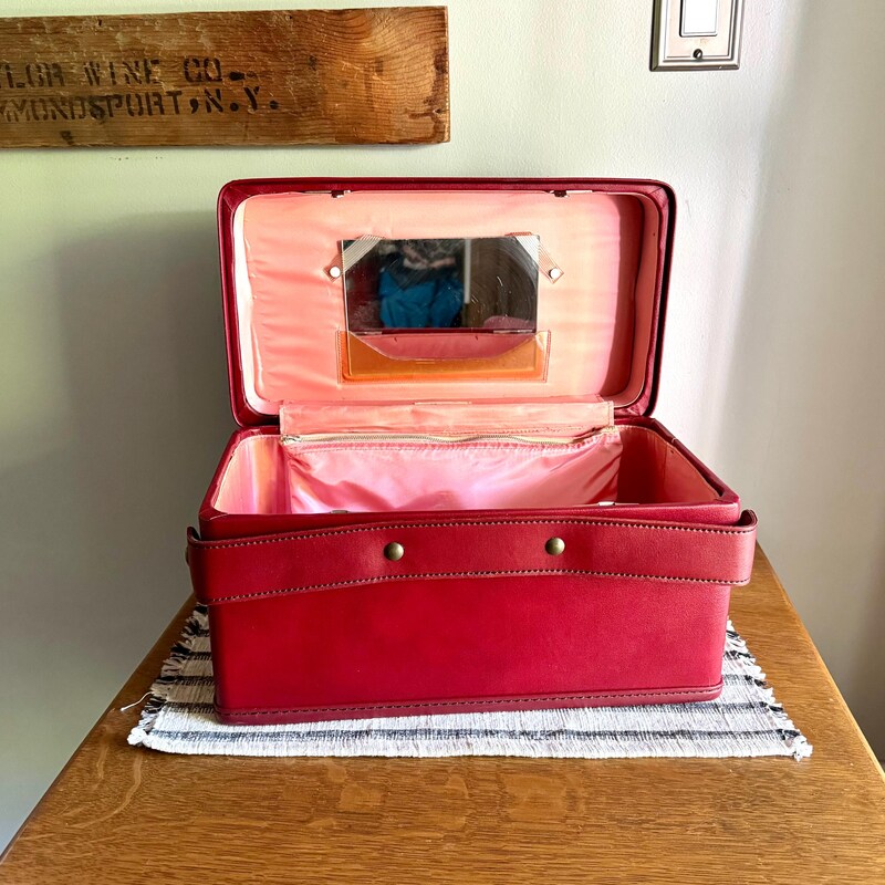 Leather Train Case - Etsy