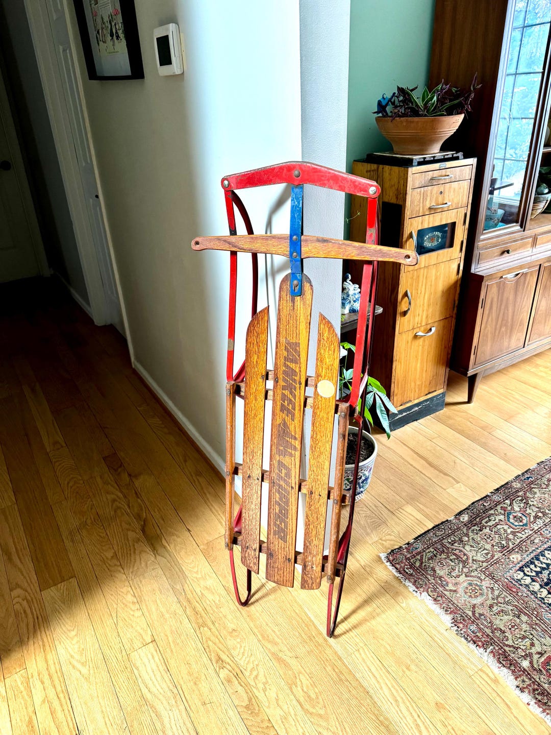Vintage Flexible Flyer Sled | Yankee Clipper Metal Runner Sled ...