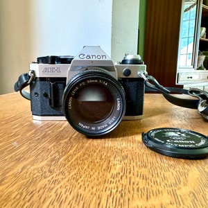 Vintage Canon AE-1 Program Camera | Canon AE1 Program 35MM Film Camera With Canon 50mm 1:1.4 ...